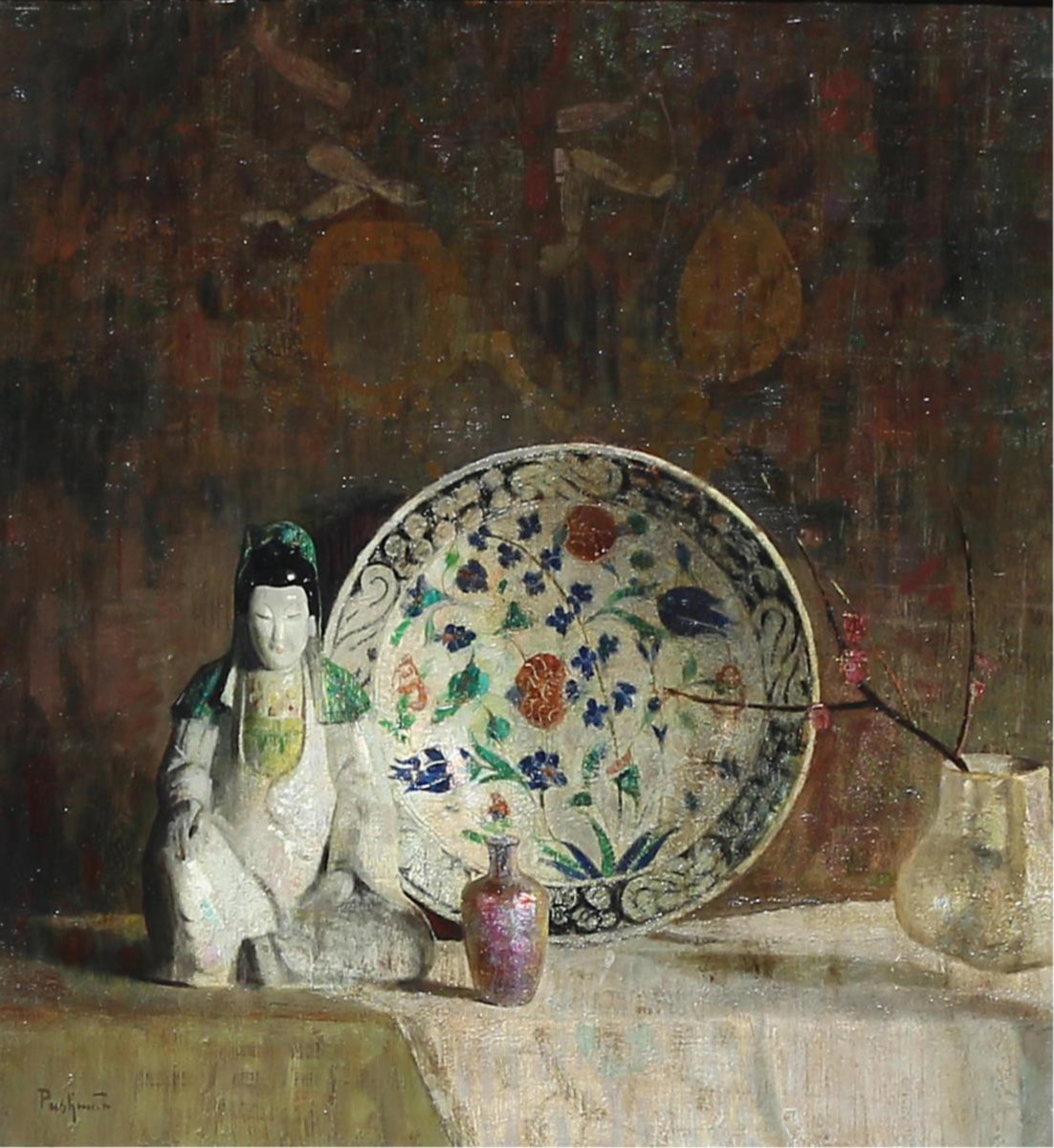 Hovsep Pushman: SULTANABAD PLATE - Hodgins Art Auction