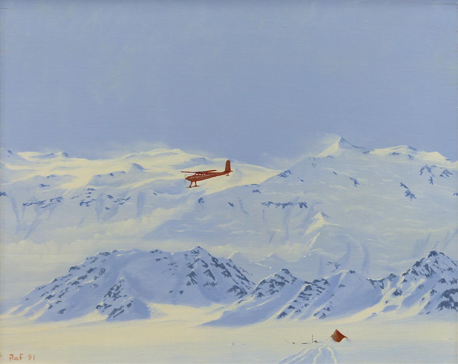 Ted Raftery: MT. LOGAN, BASE CAMP, Y.T. - Hodgins Art Auction
