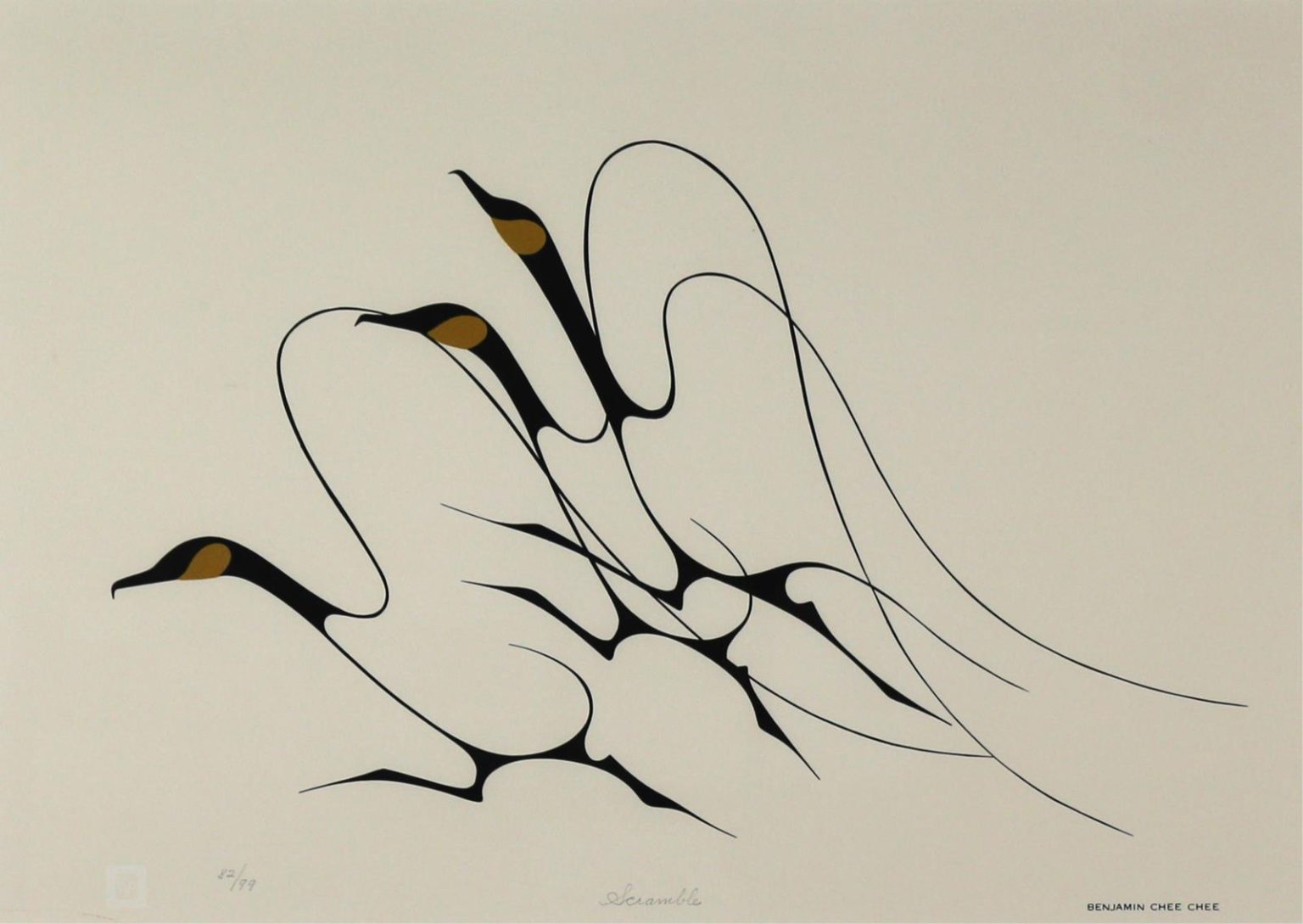 Benjamin Chee Chee: AFTERNOON FLIGHT | SCRAMBLE | PROUD - Hodgins Art ...