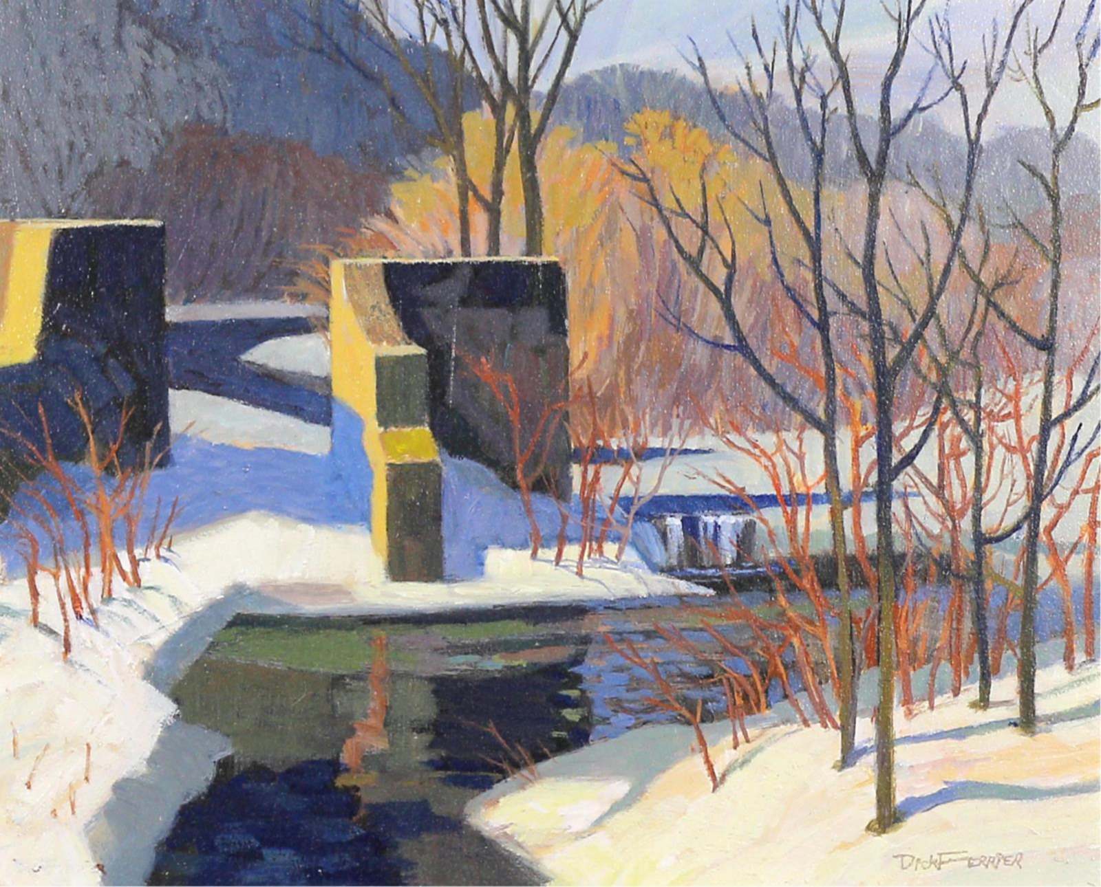 Richard (Dick) Ferrier: PICKERING CONSTRUCTION AREA - Hodgins Art Auction