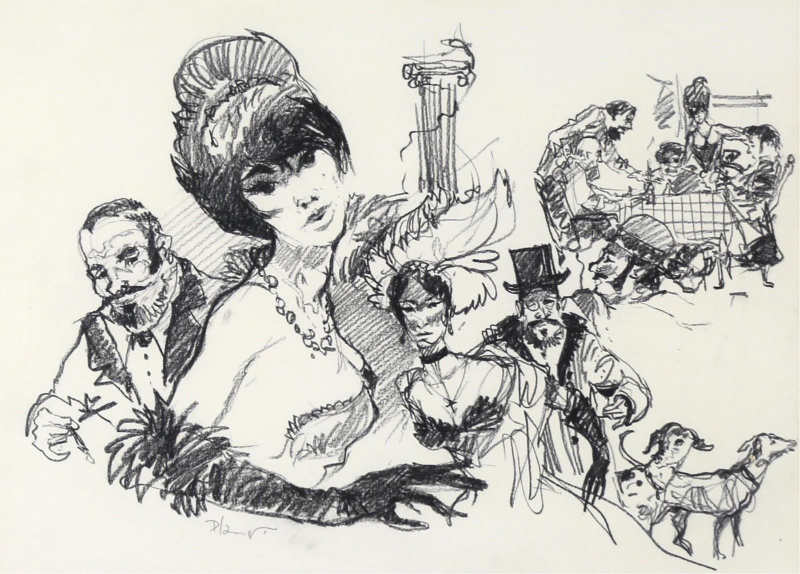 Werner R. Plangg: UNTITLED; FIGURES IN COSTUME | STUDIO STUDY | HOWARD ...