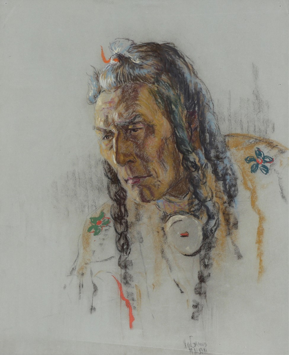 Nicholas de Grandmaison: INDIAN HEAD - Hodgins Art Auctions