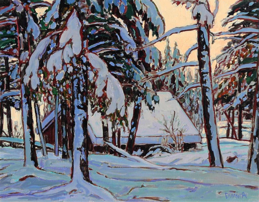 William (Bill) Duma: CABIN BELOW - Hodgins Art Auctions