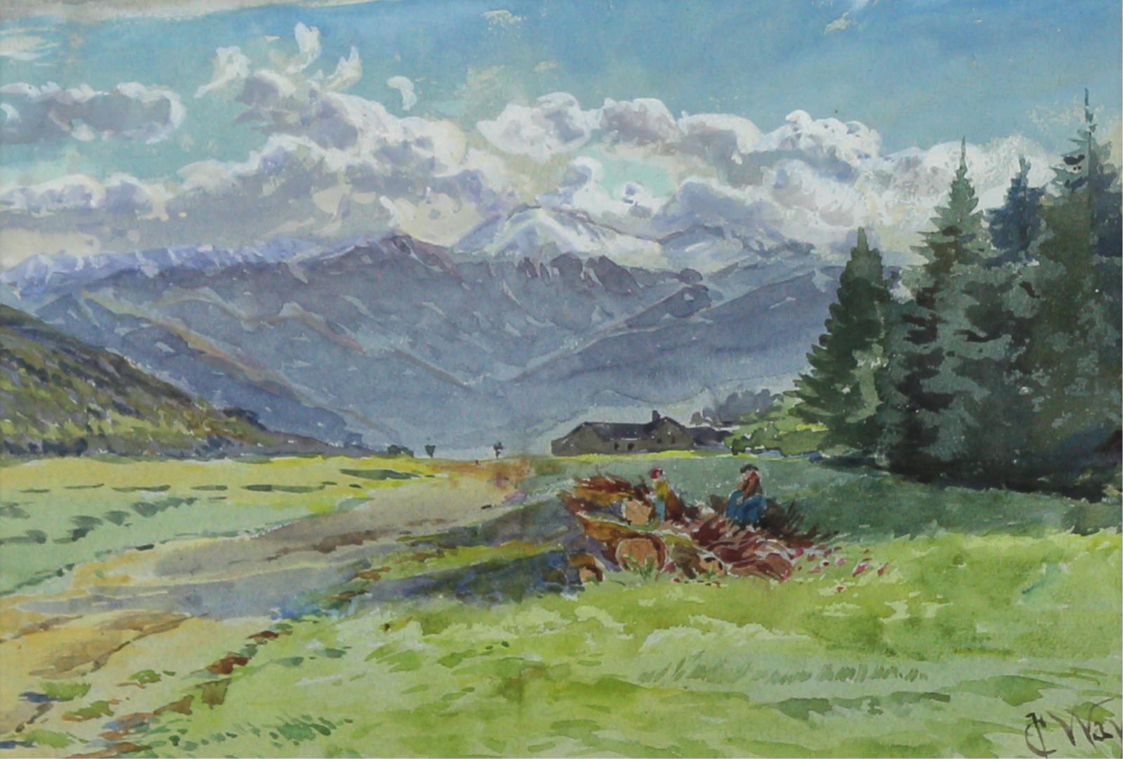 Charles Jones (C. J.) Way: ALPINE FOREST - Hodgins Art Auction