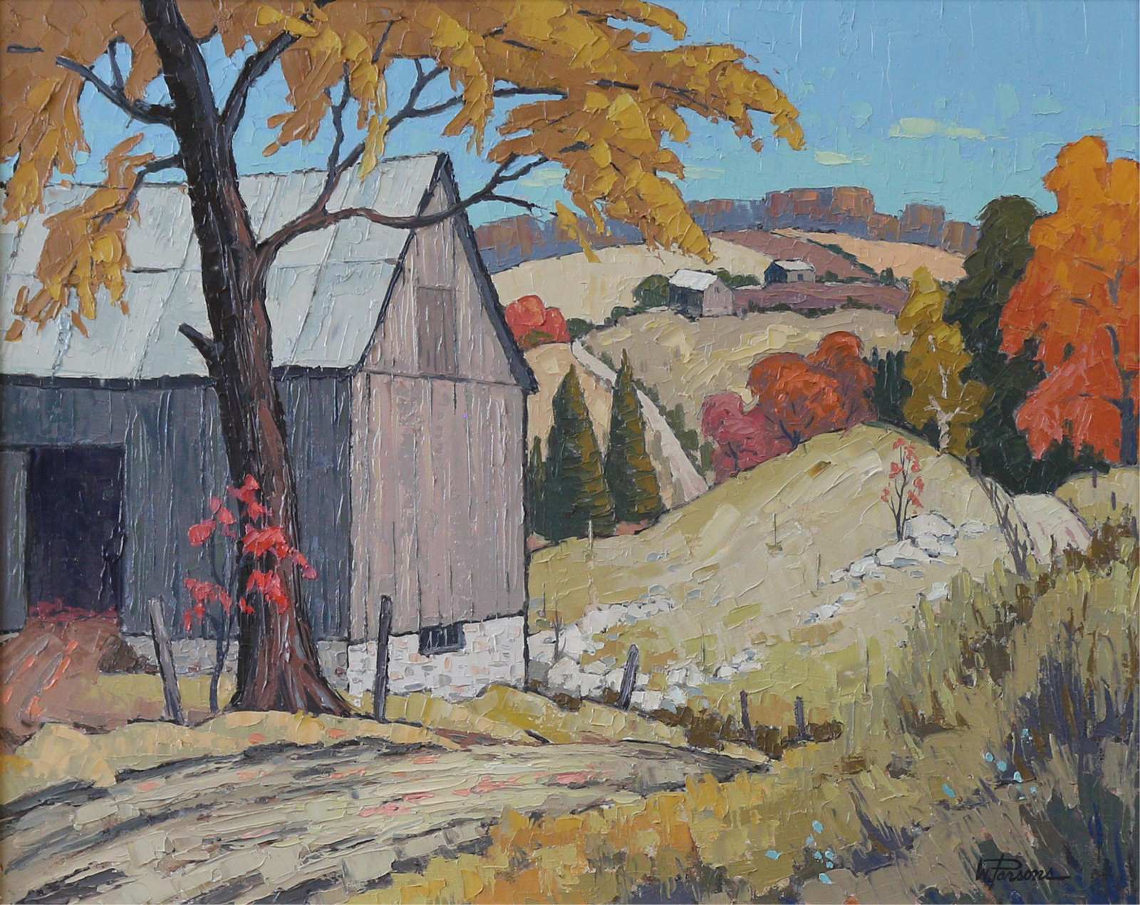 William Parsons: ON THE PETERSEN ROAD - HALIBURTON - Hodgins Art Auctions