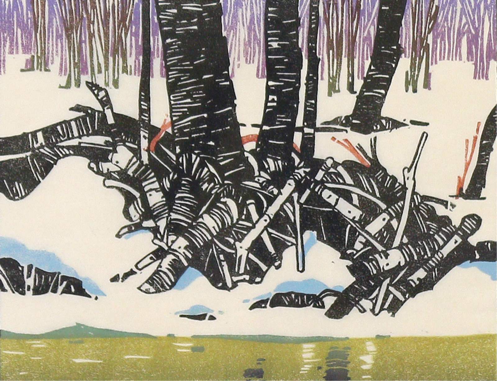 Walter Drohan: RIVERBANK SERIES (12.25.85) - Hodgins Art Auction