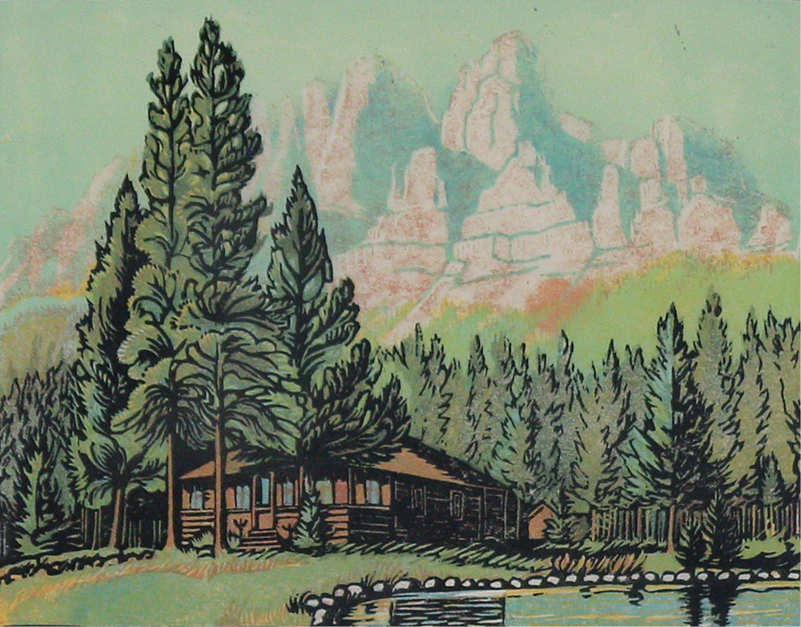 Margaret Dorothy Shelton: CASTLE MOUNTAIN - Hodgins Art Auctions