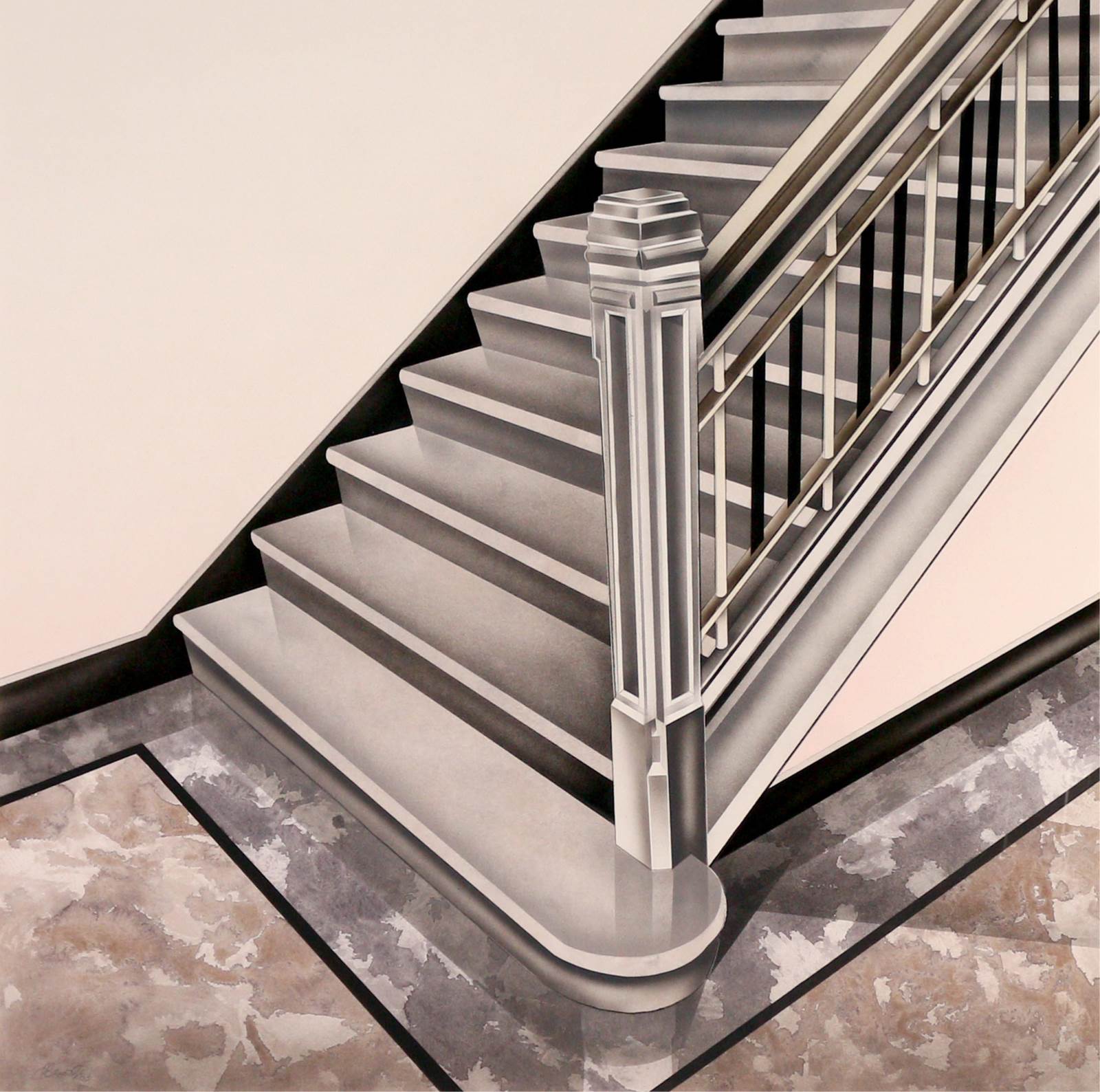 Derek Michael Besant: STAIRCASE - WALKWAYS - Hodgins Art Auction