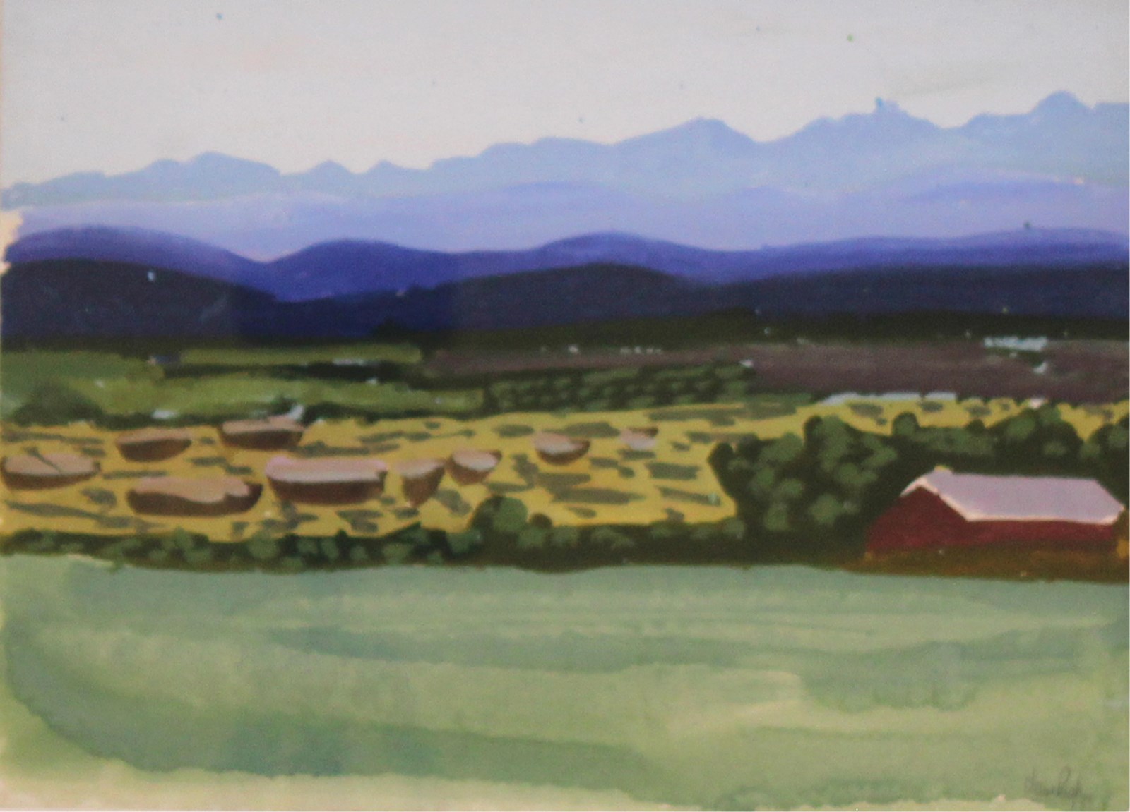 David Pugh: FOOTHILLS LANDSCAPE - Hodgins Art Auction