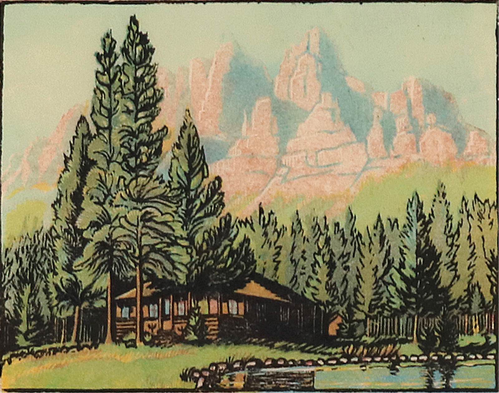 Margaret Dorothy Shelton: CASTLE MOUNTAIN - Hodgins Art Auction