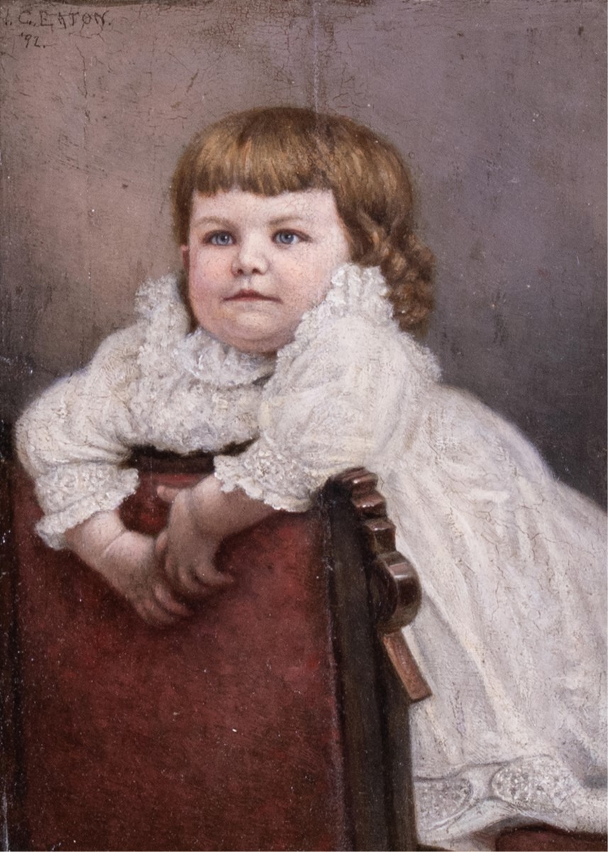 Wyatt Eaton: PORTRAIT OF A YOUNG BOY - Hodgins Art Auction