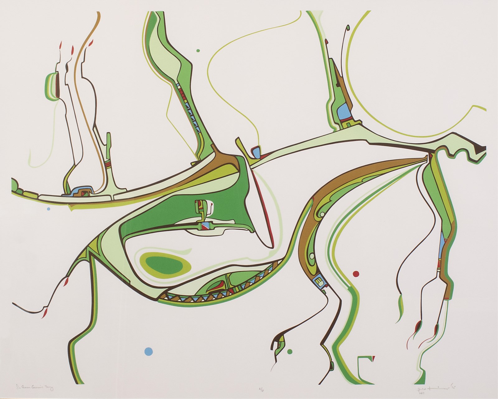 Alex Simeon Janvier: GUM GUM'S BOY - Hodgins Art Auctions