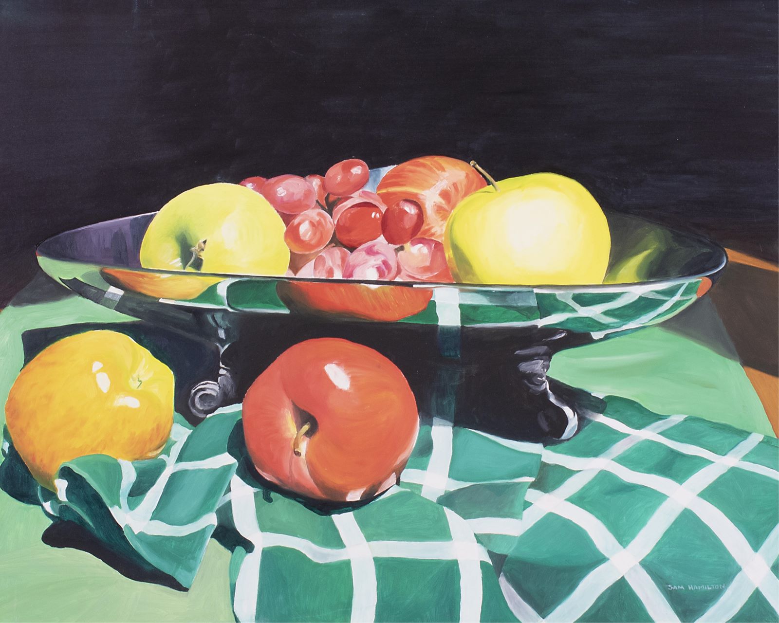 Sam Hamilton: FRUIT DISH - Hodgins Art Auction