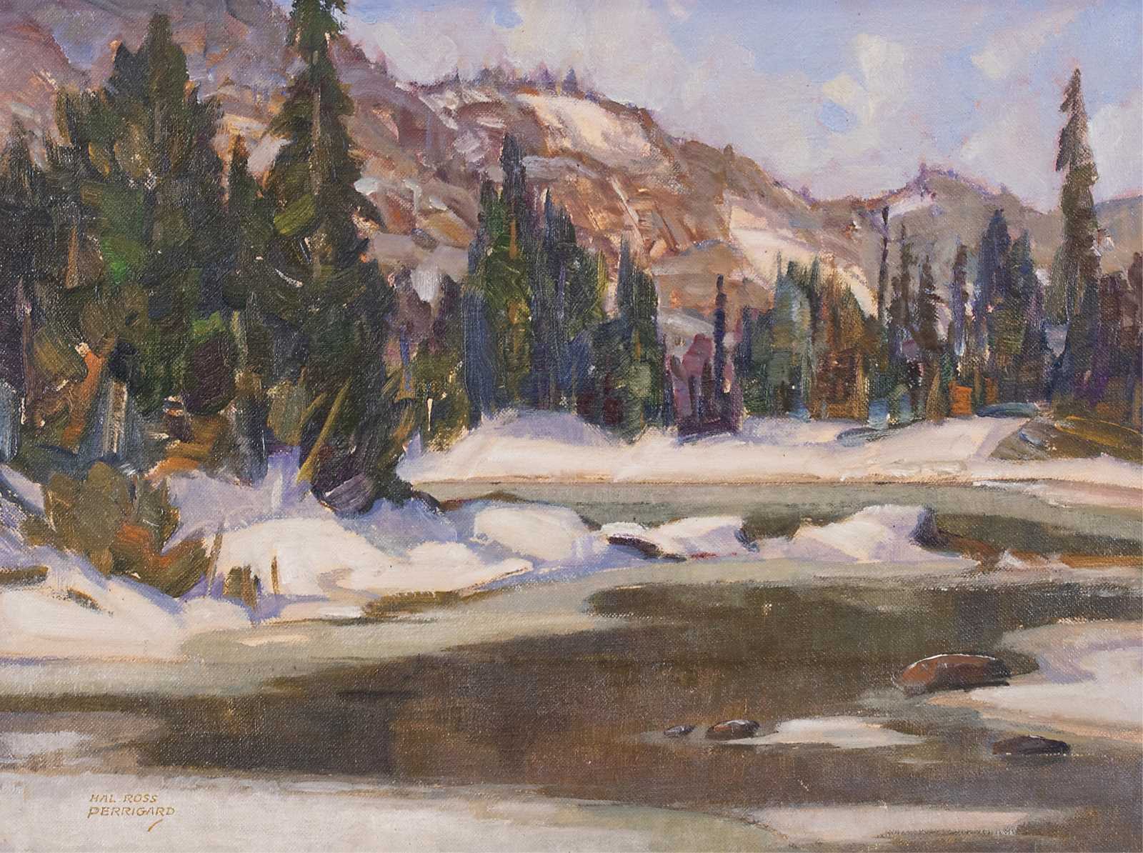 Hal Ross Perrigard: WINTER MOTIF #2 IN THE LAURENTIANS - Hodgins Art ...