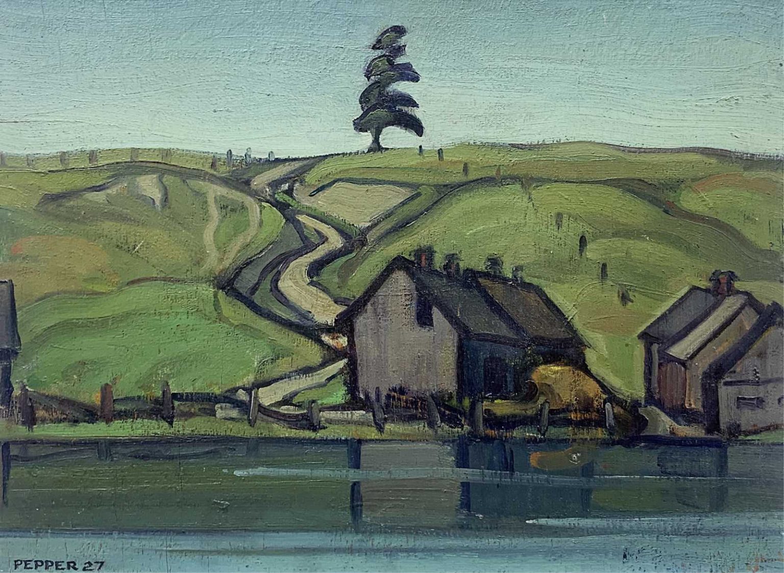 George Douglas Pepper: ALONG THE OTTAWA - Hodgins Art Auction