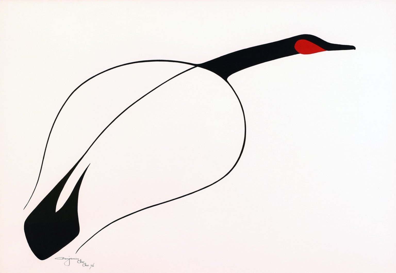 Benjamin Chee Chee: GOOSE - Hodgins Art Auction