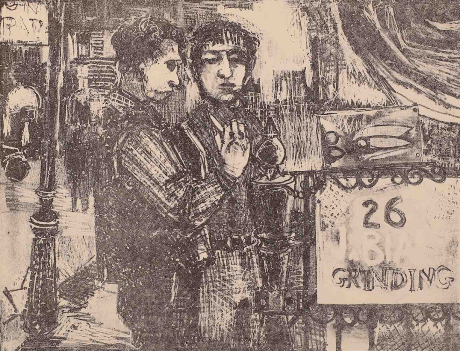 Maxwell Bennett Bates: TWO BOYS - Hodgins Art Auction