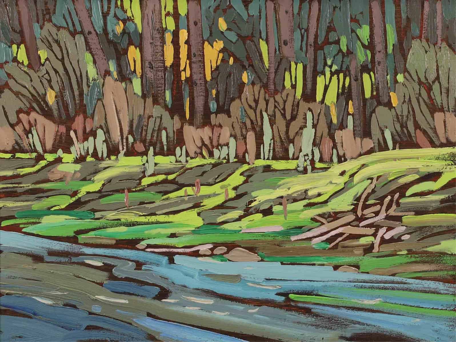 Ted Godwin: SUNNY GLADE #2 - Hodgins Art Auction