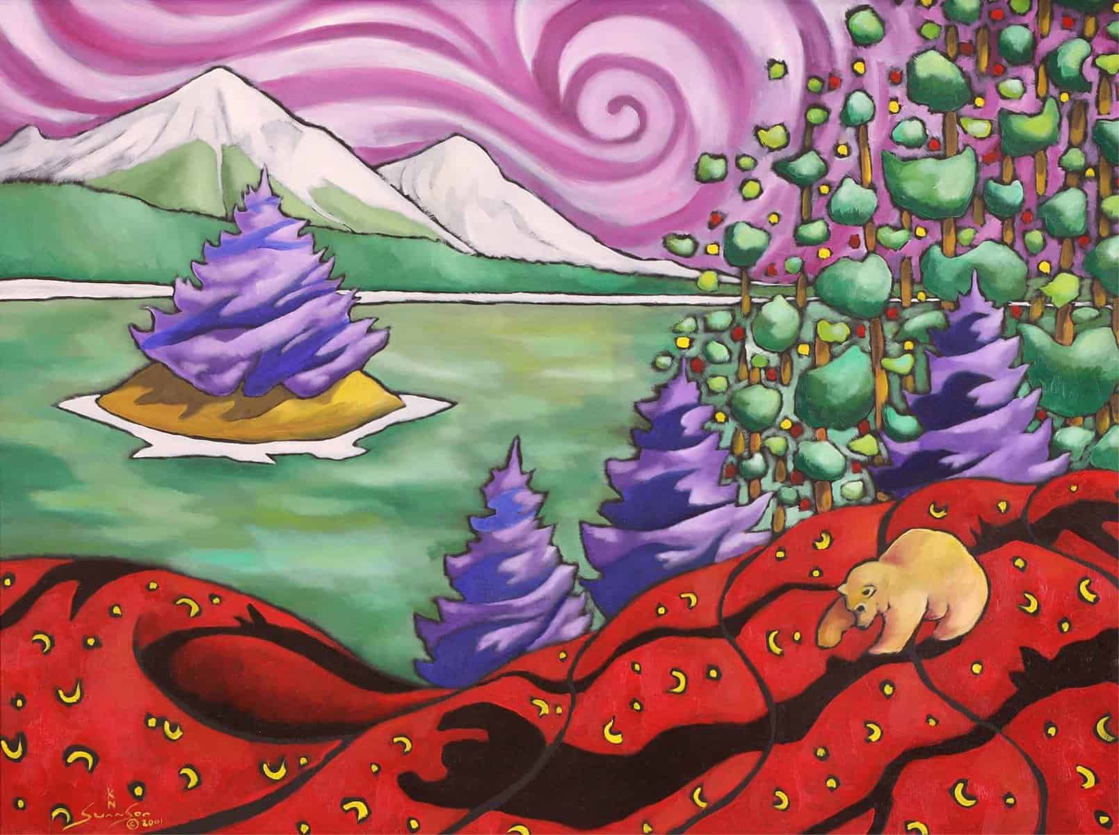 K. Neil Swanson: ISLAND BEAR - Hodgins Art Auctions