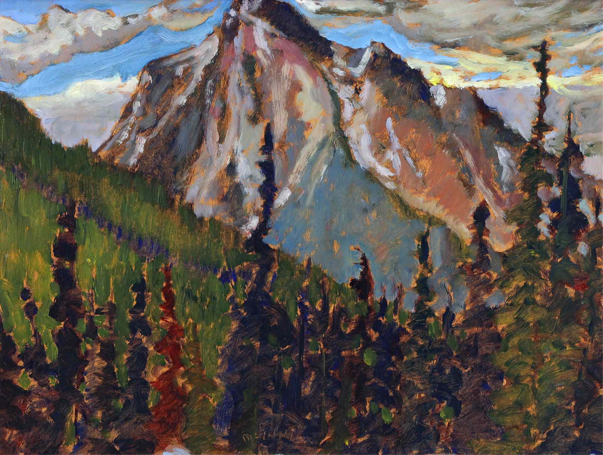 Robert F. M. McInnis: CHANCELLOR PEAK - Hodgins Art Auction