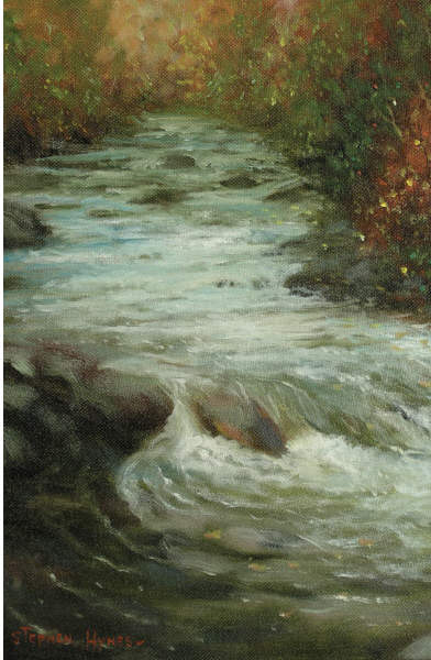 Stephen Hynes: RAPIDS | RUSHING RIVER - Hodgins Art Auction