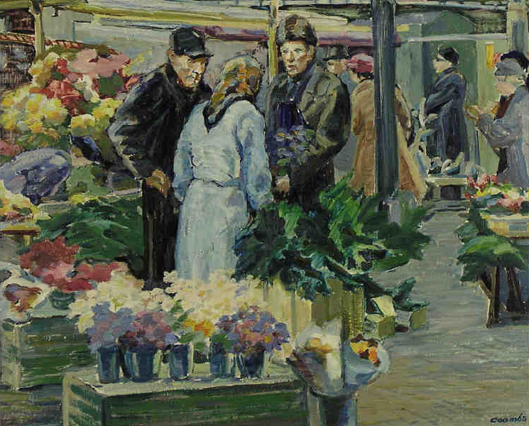 Edith Grace Coombs (Lawson): MARKET, STOCKHOLM, SWEDEN - Hodgins Art ...