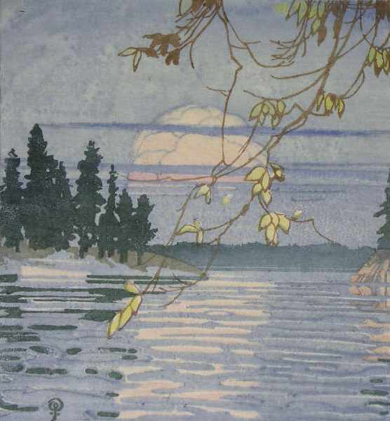 Walter Joseph Phillips: THE GOLDEN HOUR - Hodgins Art Auction