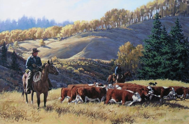 Richard (Dick) Audley Freeman: MOVIN' ON - Hodgins Art Auctions