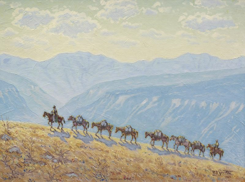 Bert T. Smith: PACKS AND PONIES - Hodgins Art Auctions