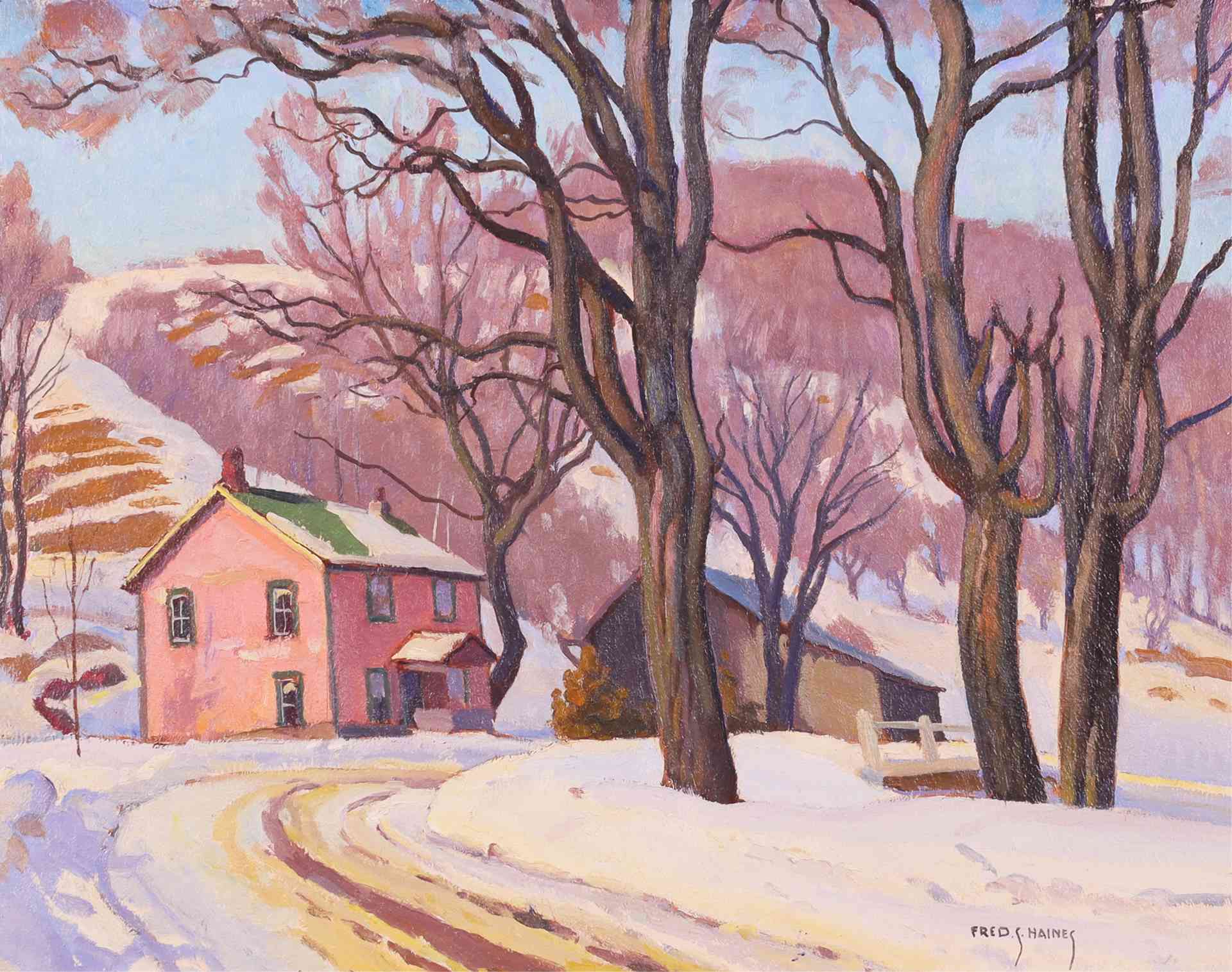 Frederick Stanley Haines: LATE FALL - Hodgins Art Auctions Ltd.