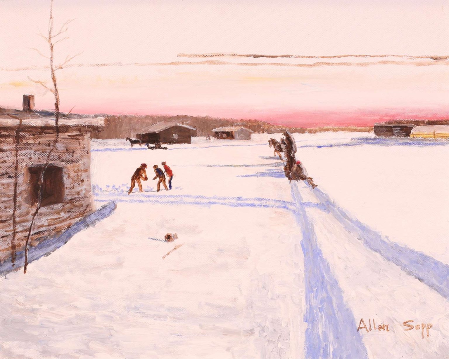 Buy or Sell Artwork by Allen Sapp with Hodgins Art Auctions