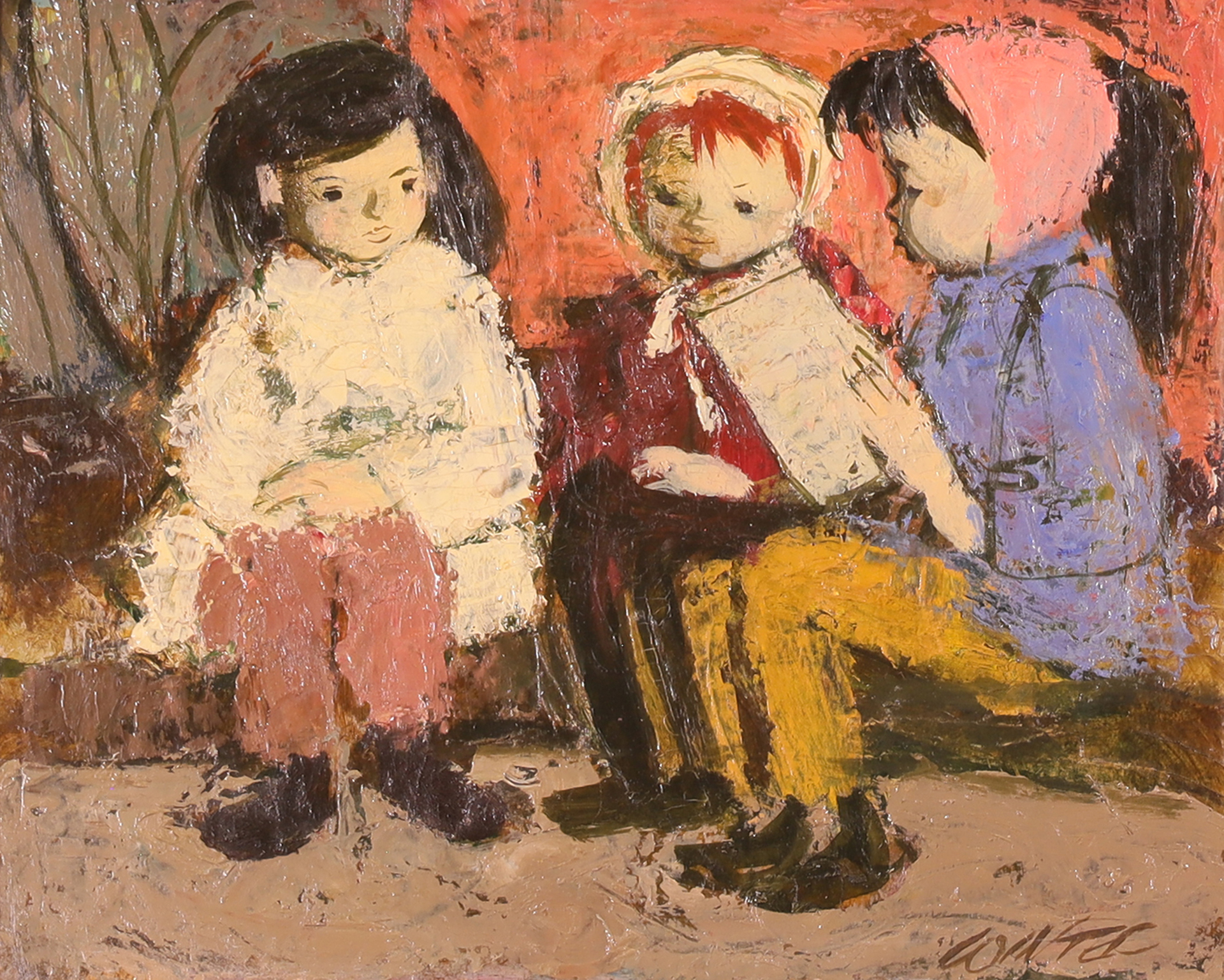 William Arthur Winter: READING - Hodgins Art Auction