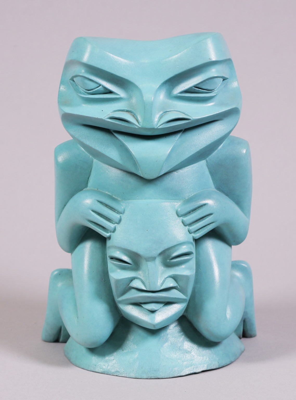 Dempsey Bob: FROG TOTEM - Hodgins Art Auction