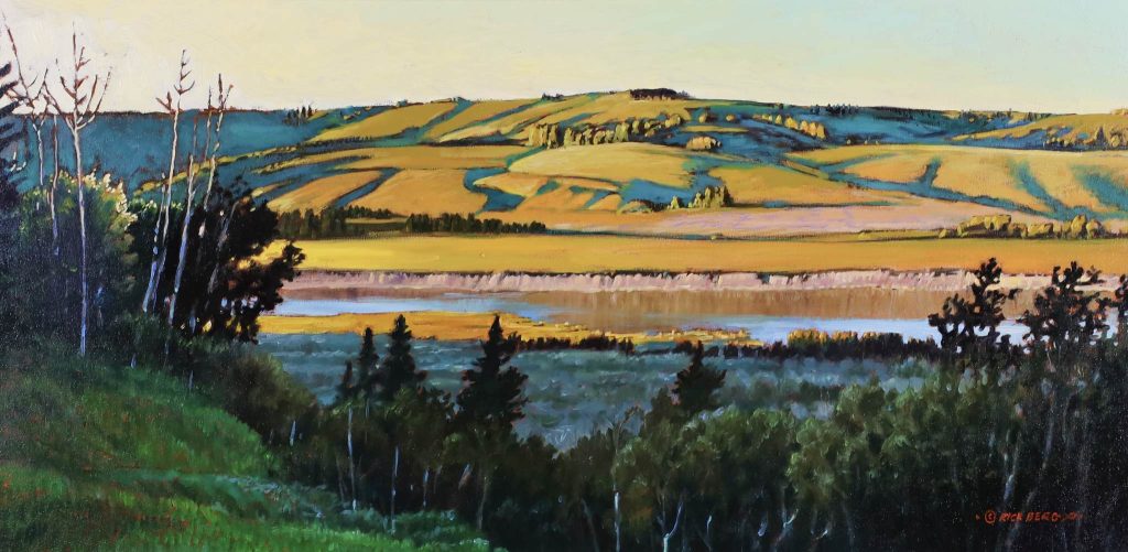 Rick Berg: BEAR'S PAW DAM - Hodgins Art Auctions