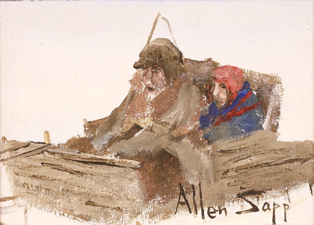 Buy or Sell Artwork by Allen Sapp with Hodgins Art Auctions