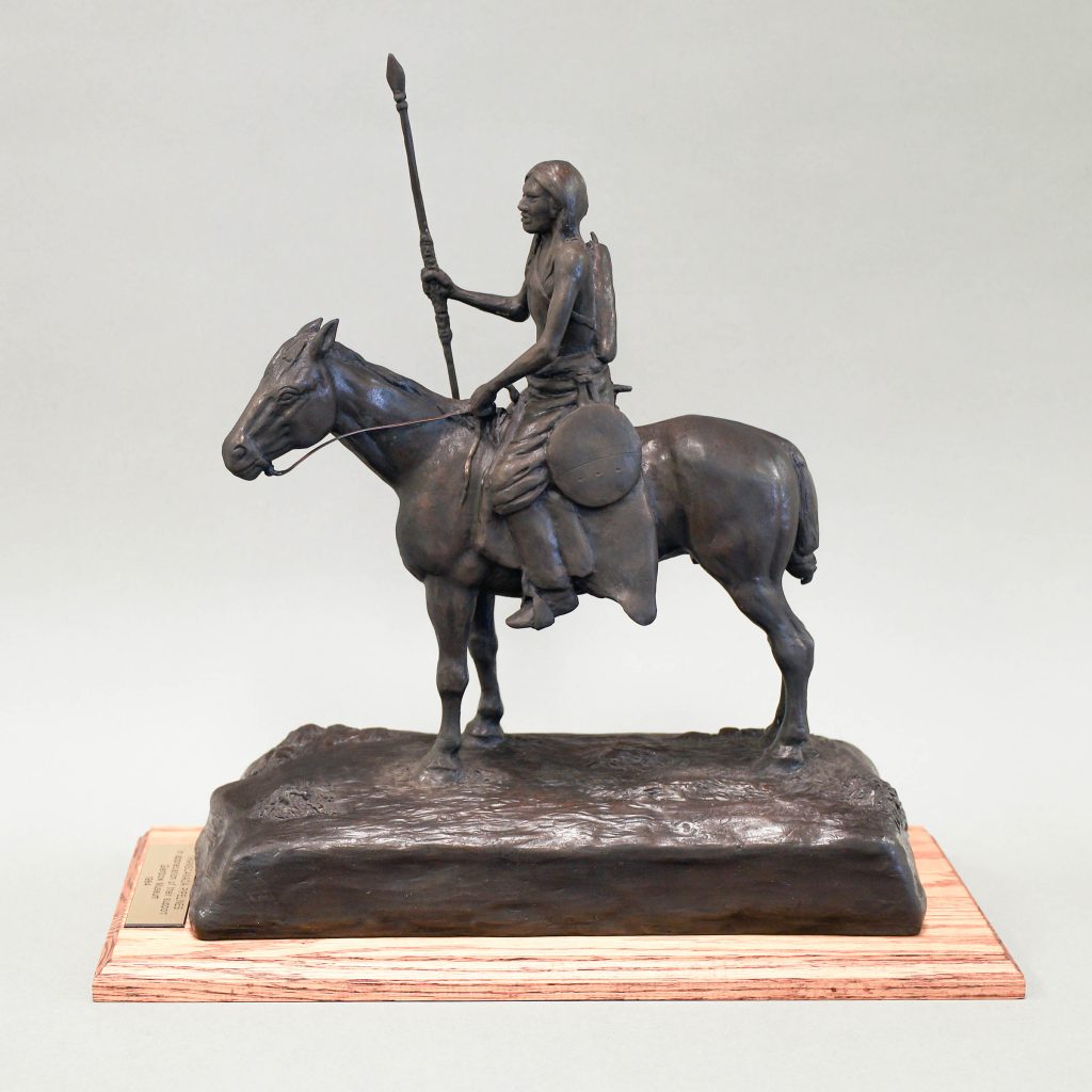 MOUNTED RIDER - Hodgins Art Auctions