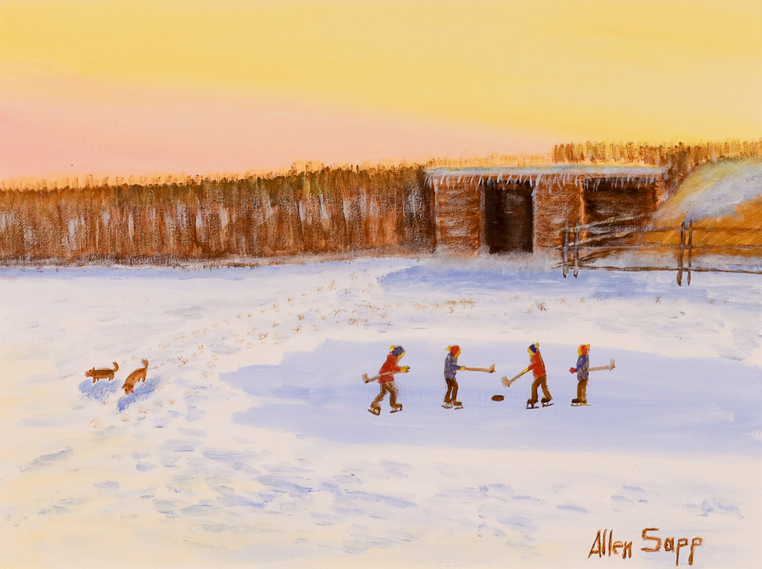 Buy or Sell Artwork by Allen Sapp with Hodgins Art Auctions